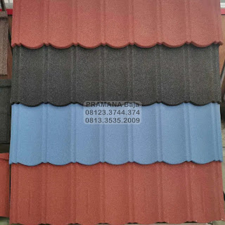 Jual Atap Genteng Metal Pasir Warna Hitam, Merah, Hijau, Biru Terdekat ...